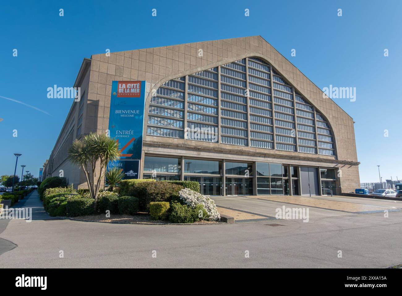 Building Facade Of The Cité de la Mer Cherbourg, France A Maritime ...