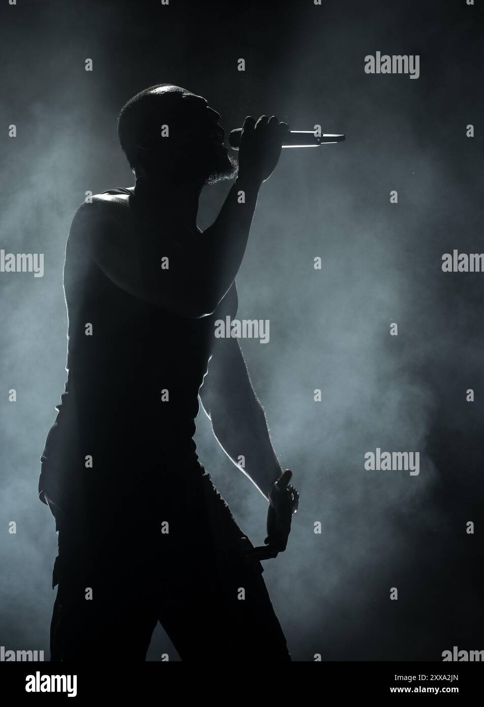 British rapper, singer and songwriter Stormzy headlining and closing ...