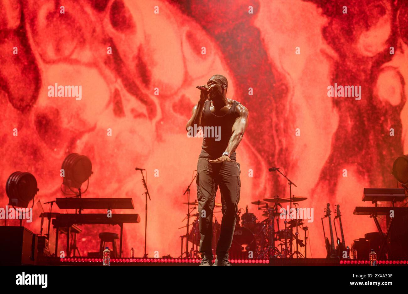 British rapper, singer and songwriter Stormzy headlining and closing ...
