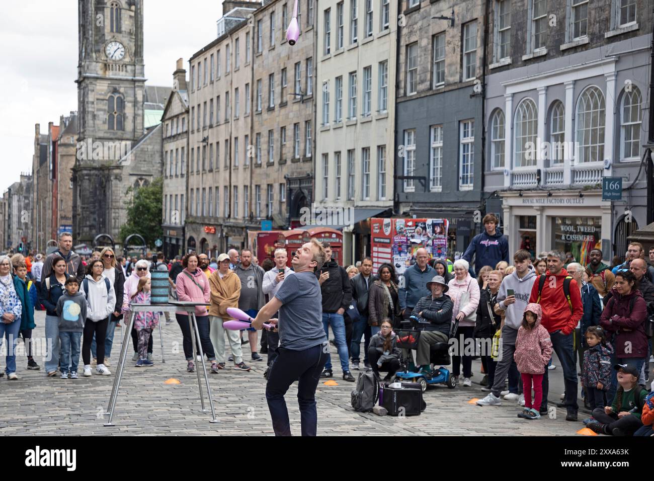 Edinburgh, Scotland, UK. 22 August 2024. Weather cloudy with sunny ...