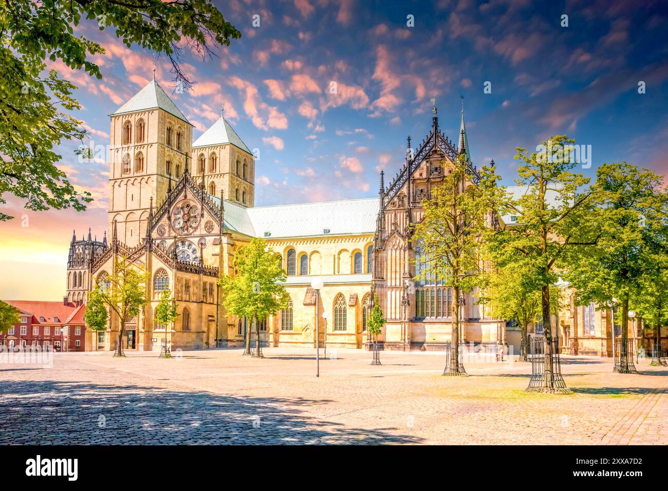 Old city of Münster, Germany Stock Photo - Alamy