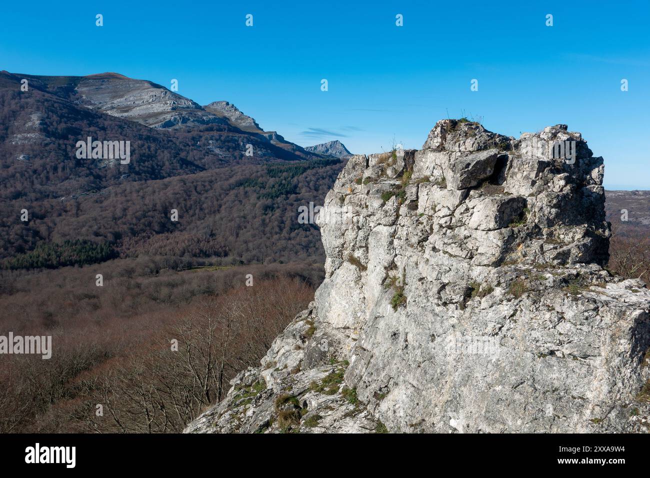 The rugged landscape and breathtaking views unfold at the summit of ...