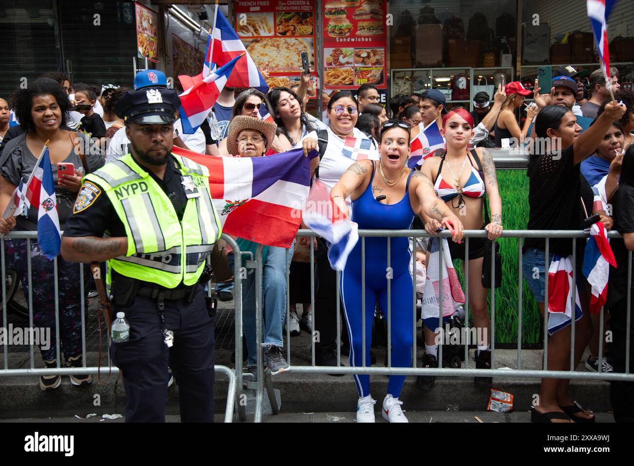 Dominican Day Parade: Crowds of enthusiastic spectators turned out for ...