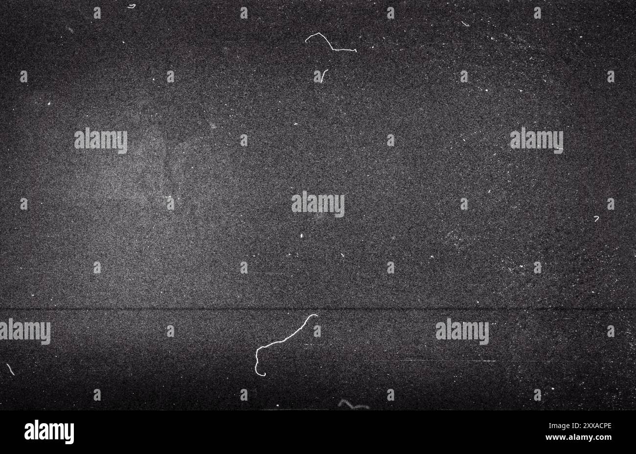 Blank grained film strip texture background with heavy grain, dust and ...