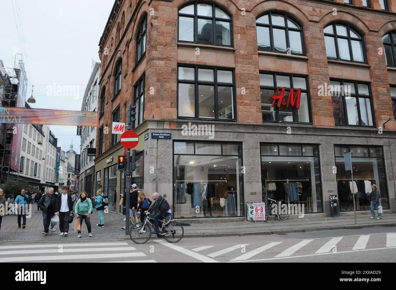 Copenhagen/ Denmark/22 August 2024/wedish retail store H&M in ...