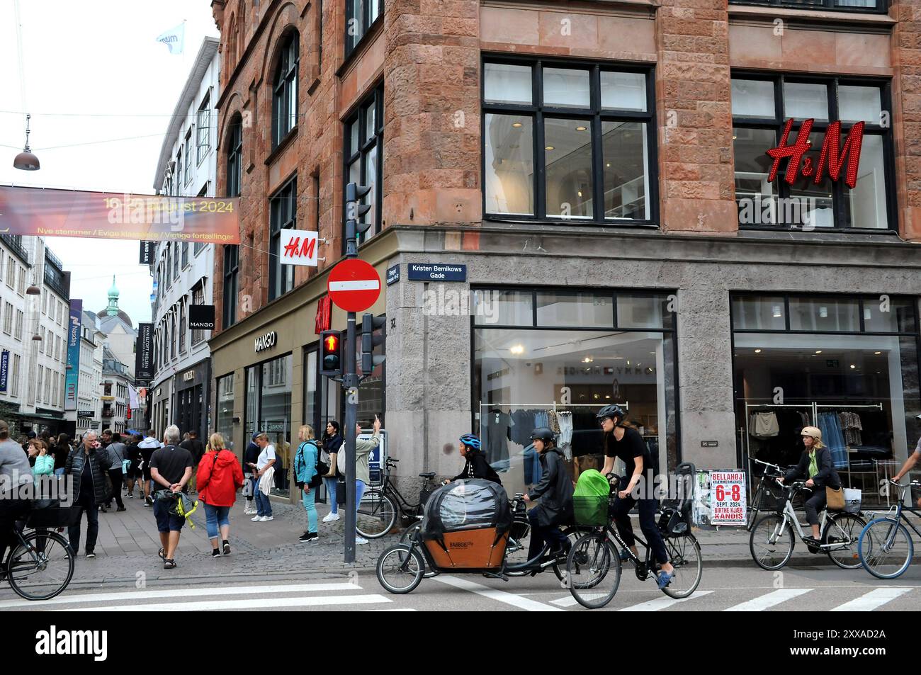 Copenhagen/ Denmark/22 August 2024/wedish retail store H&M in ...