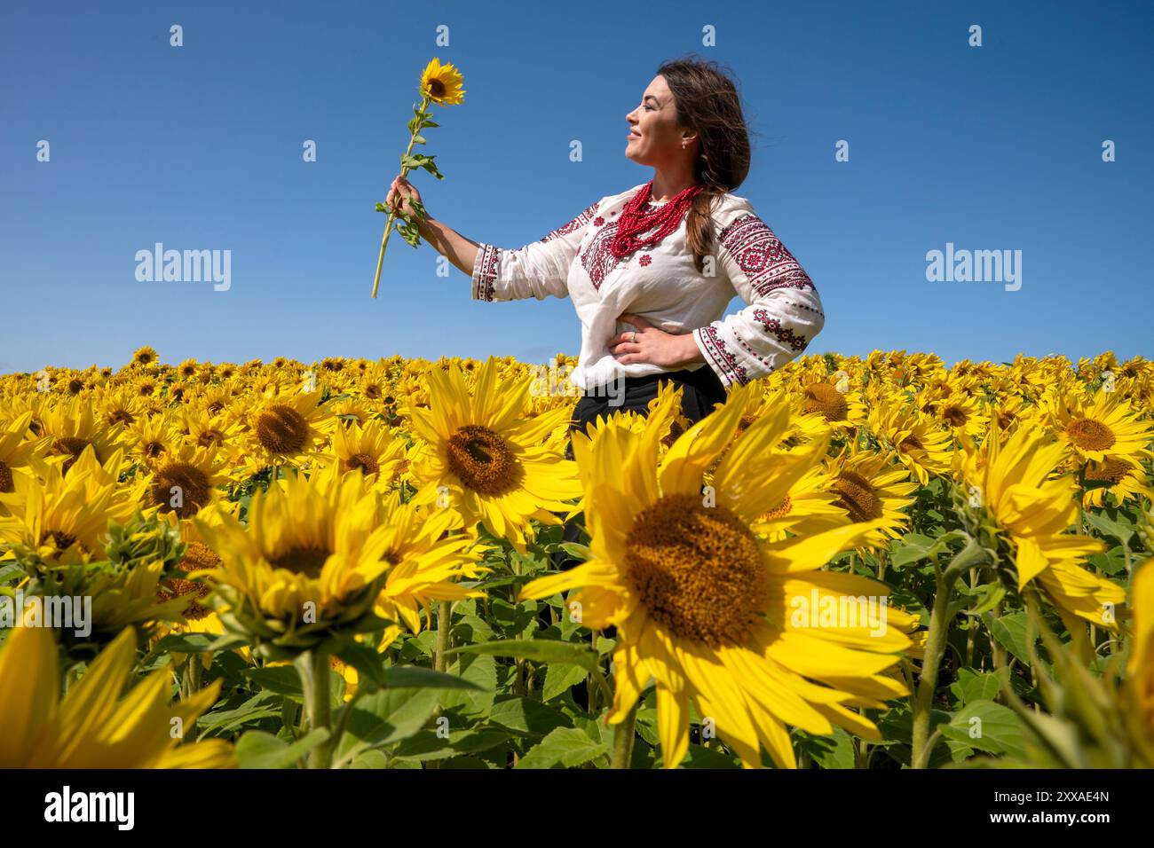 Zhenya Dove, an activist and volunteer from Kherson, Ukraine, who is ...