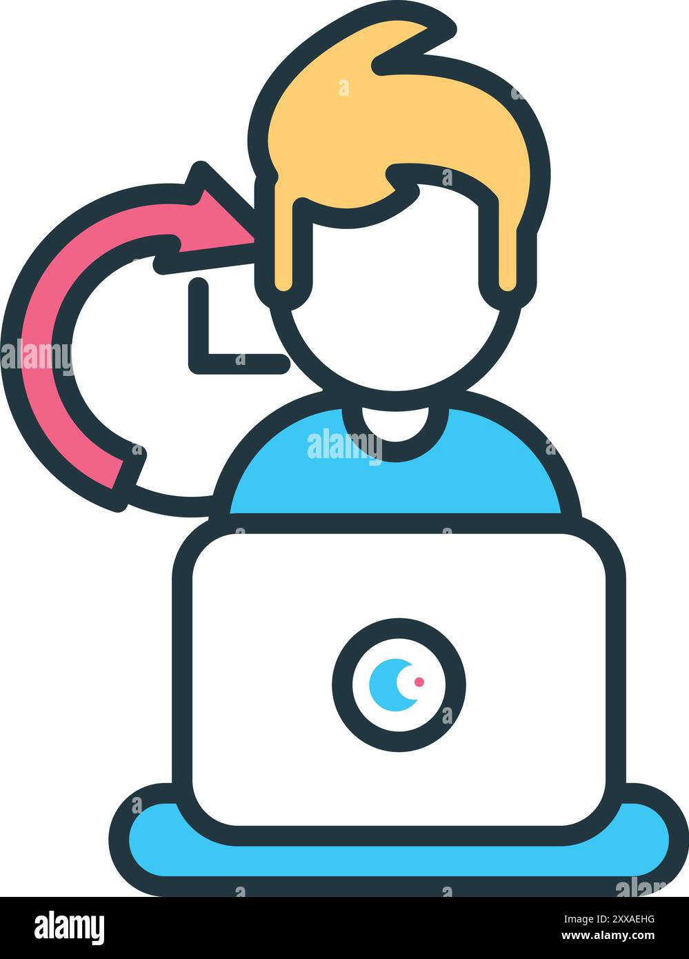 Working offsite Stock Vector Images - Alamy