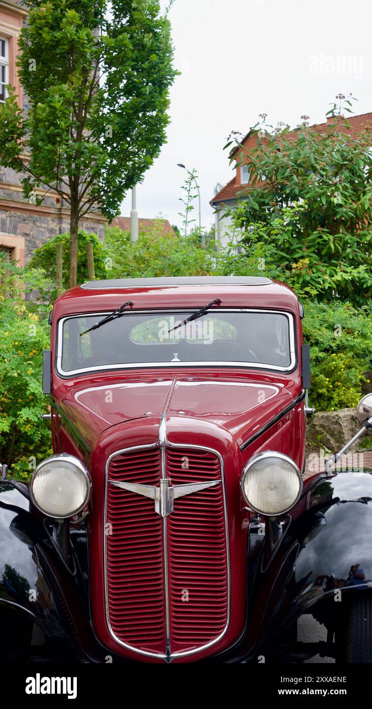 Oldtimer car in Germany Stock Photo - Alamy
