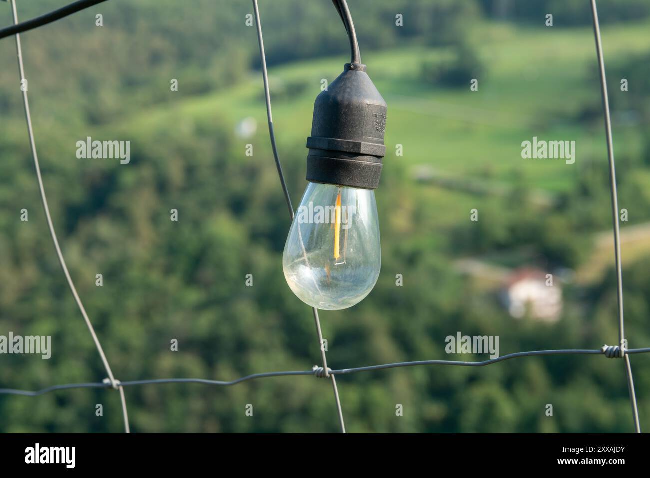 The garden furniture bulb offers efficient lighting and a welcoming ...