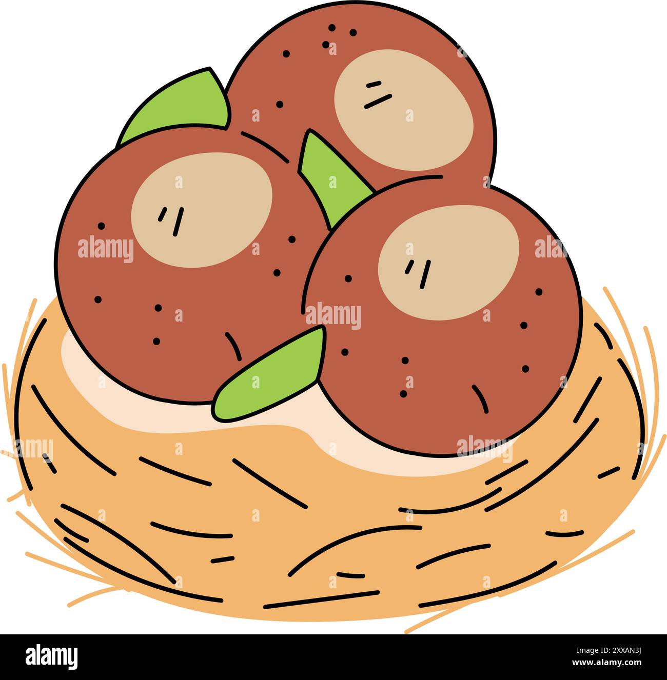 indian food gulab jamun Stock Vector Image & Art - Alamy