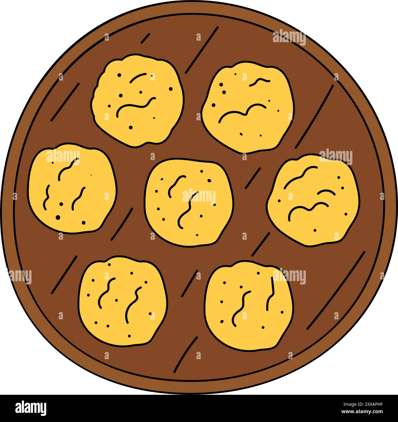 Traditional breakfast food indian Stock Vector Images - Alamy