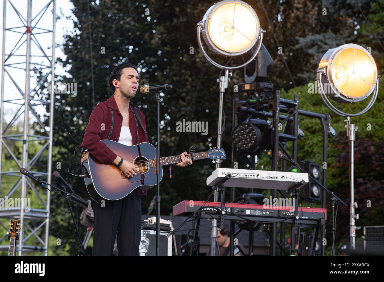 Stephen Sanchez performing at Thing Festival at Remlinger Farms ...