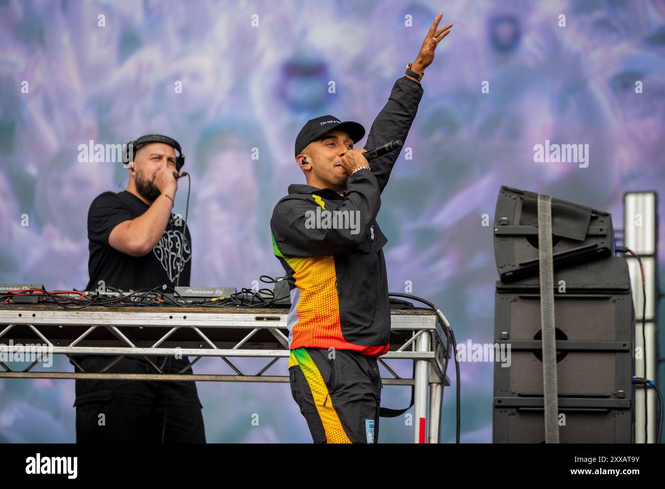 Leeds, England, 23rd August, 2024. Bru-C playing the Main Stage at ...