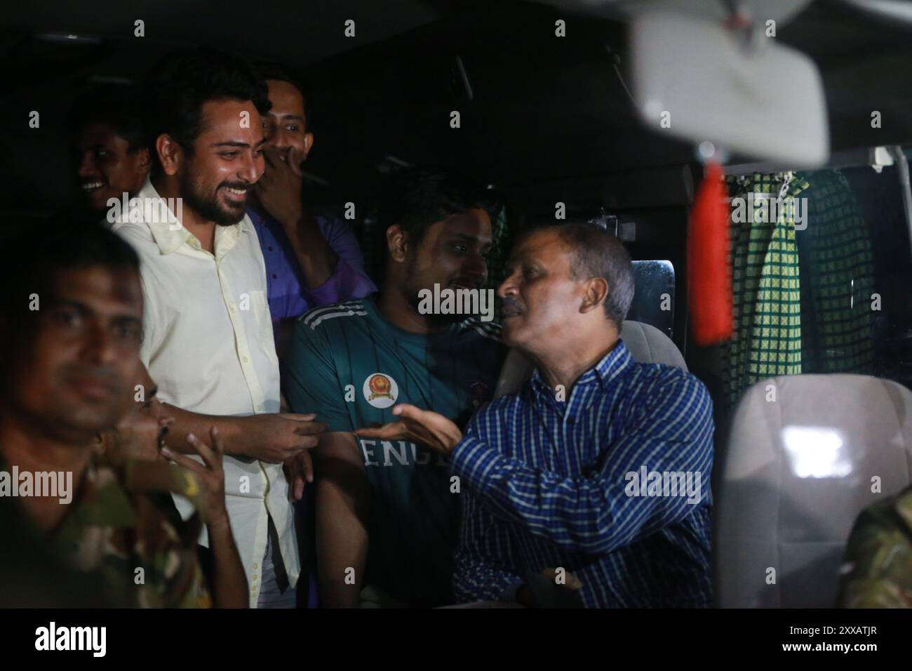 Anti-discrimination Student Movement Key organiser Nahid Islam (2nd ...