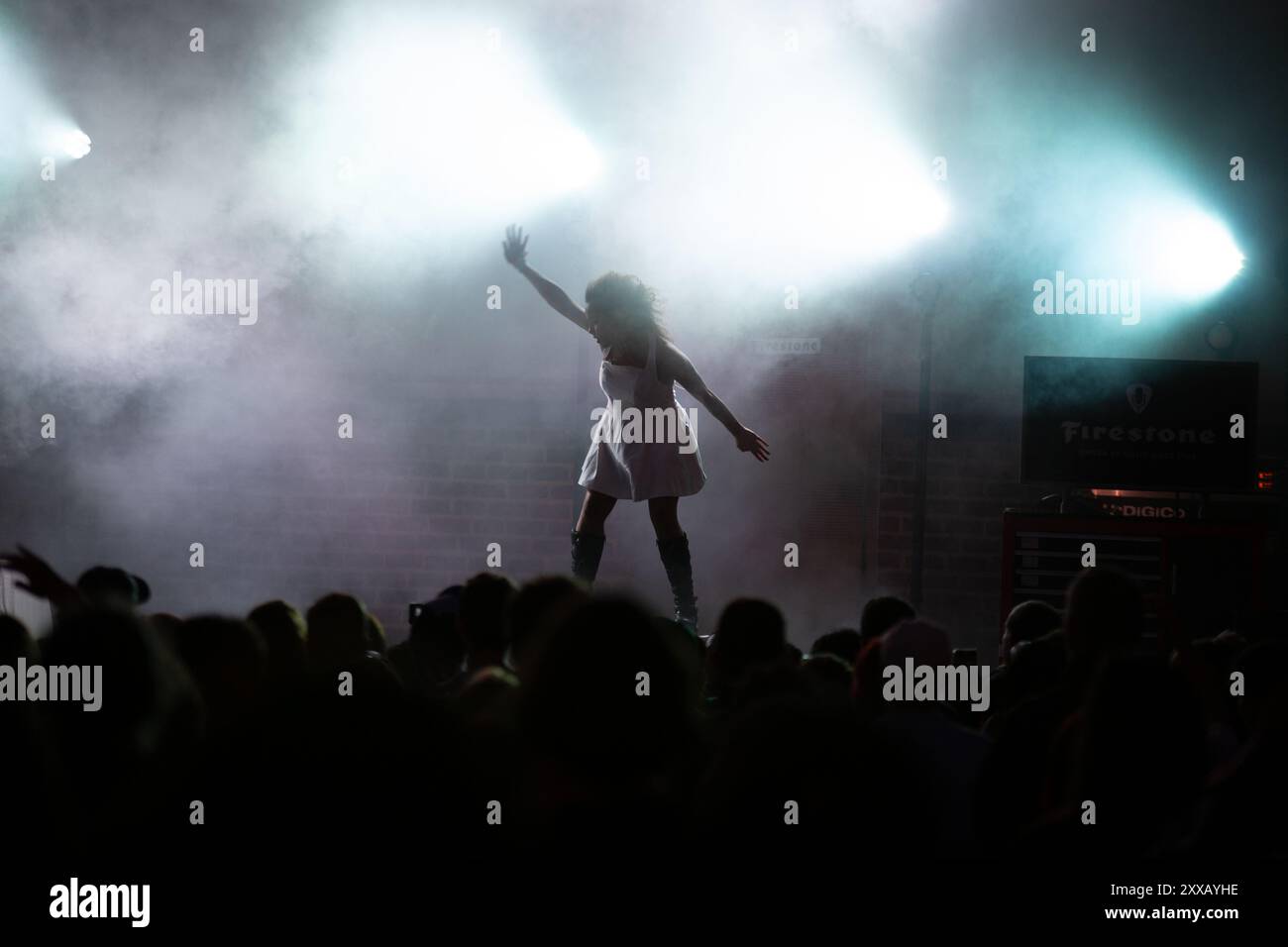 Yoanna Bolzli, known as YOA performs live on the first day of the Rock ...