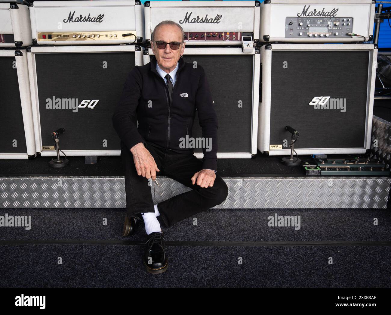 Status Quo's Francis Rossi ahead of performing at Vivary Park, Taunton ...