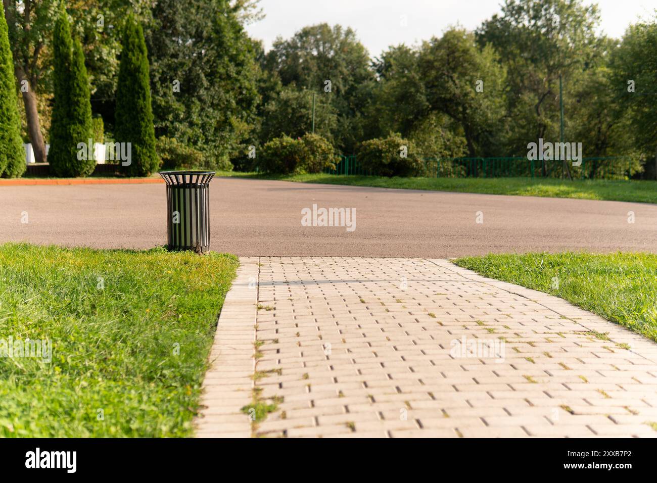 trash container environment recycling park green waste garbage nature ...