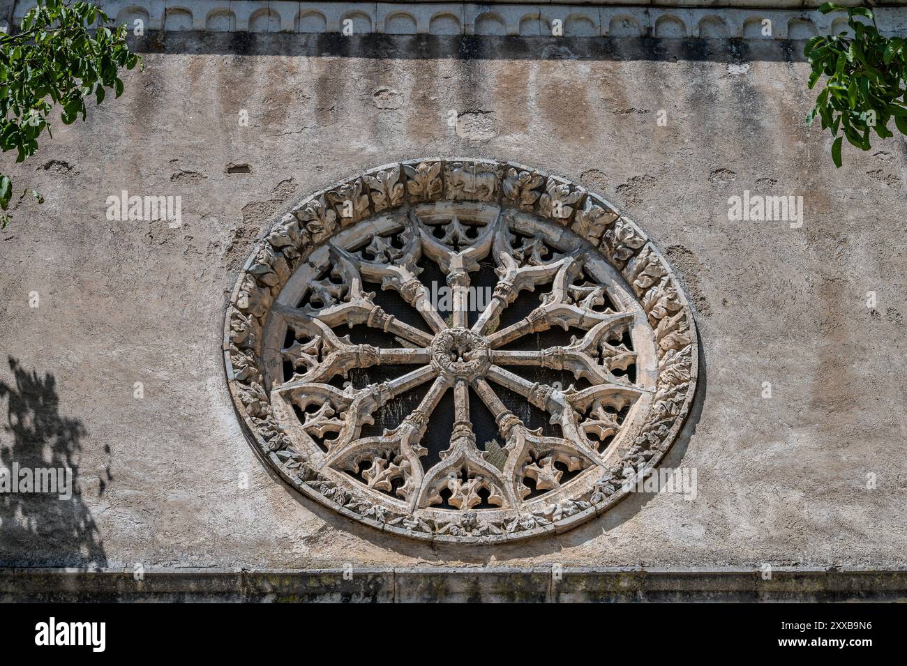 Built in 1602, the facade is made of stone blocks and features a Gothic ...