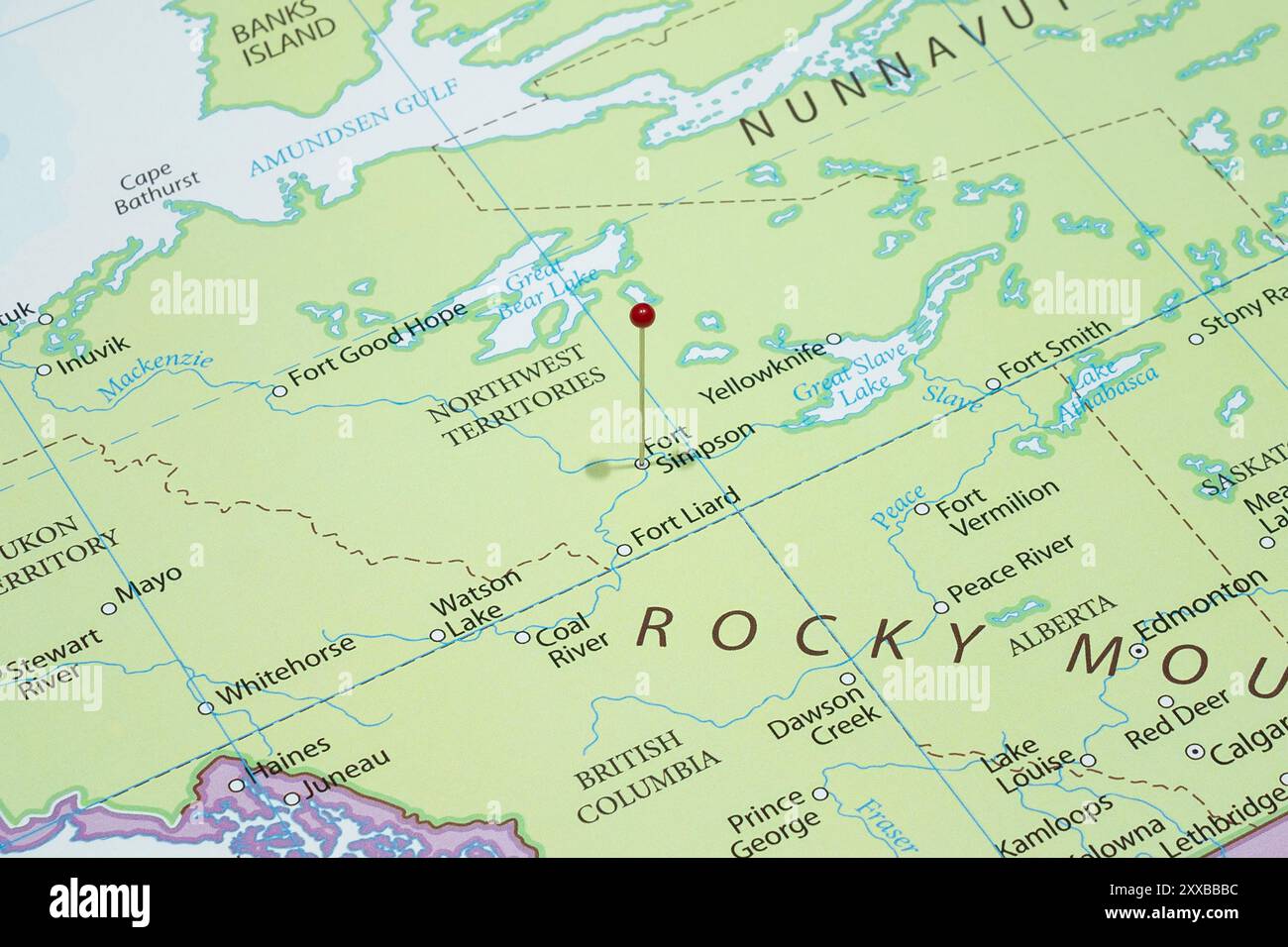 Simpson map hi-res stock photography and images - Alamy