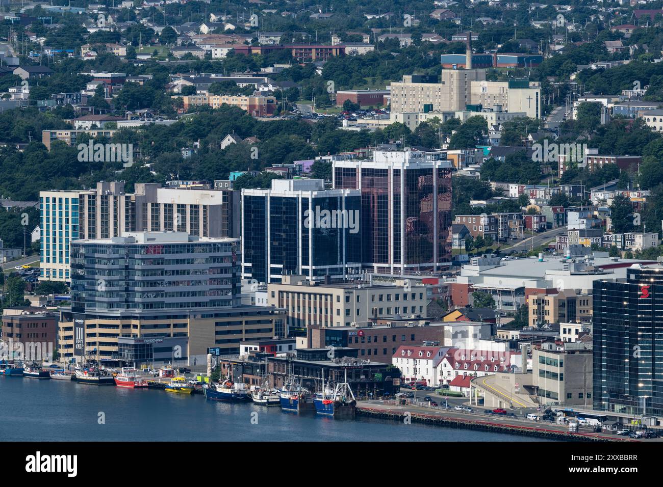 View of downtown St. John’s, Newfoundland, showing The Rooms ...