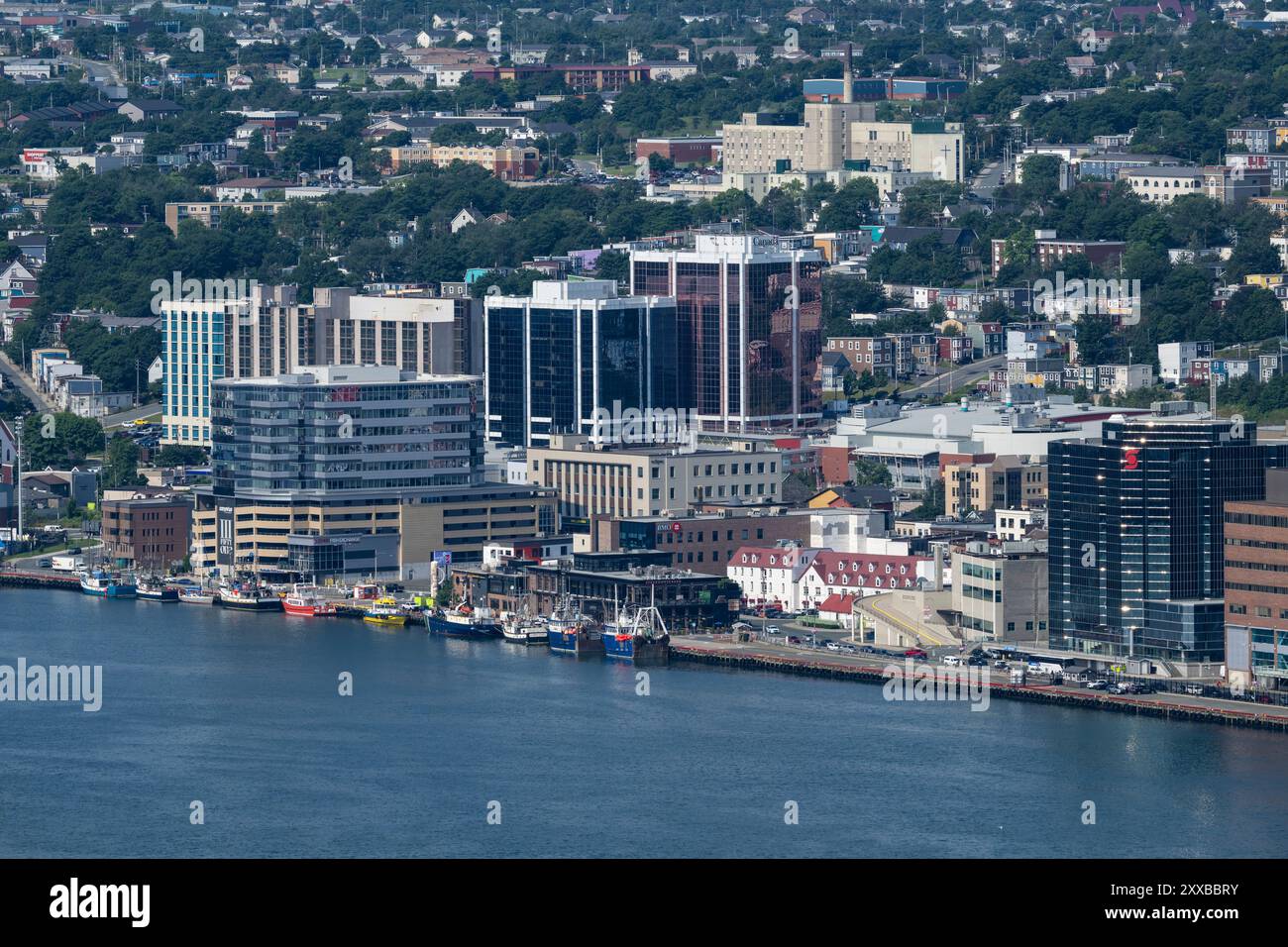 View of downtown St. John’s, Newfoundland, showing The Rooms ...