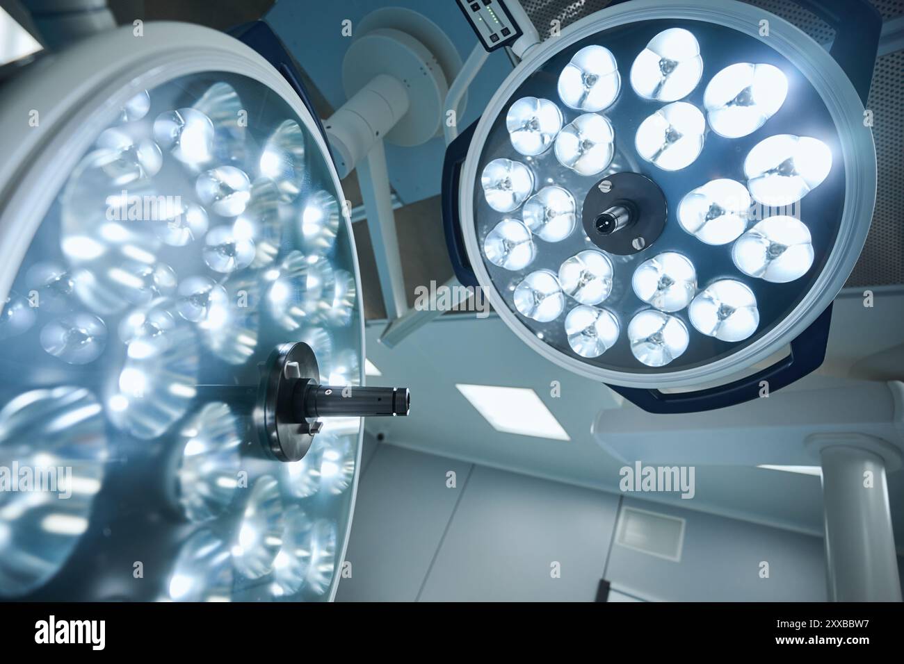 Modern surgical system. Medical robot. Minimally invasive robotic ...