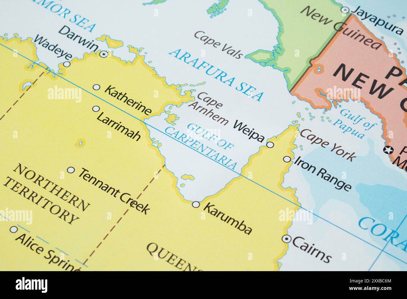 Gulf Of Carpentaria On Map Southern Gulf Of Carpentaria Region