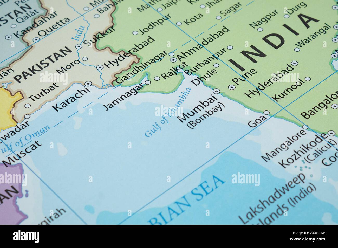 Map of india state capitals hi-res stock photography and images - Alamy