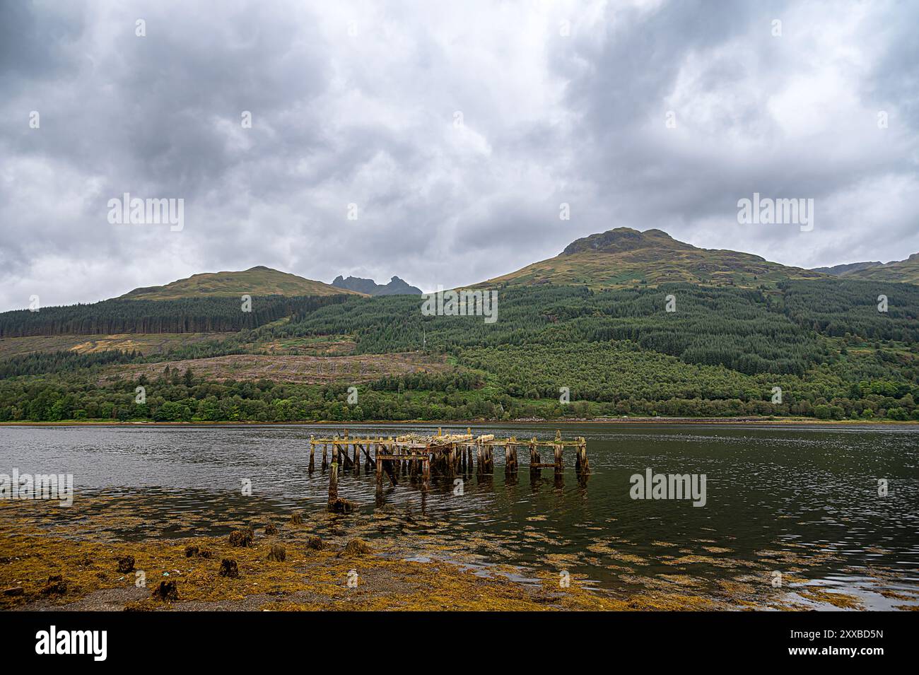 Landscape photography of mountains Arrochar Alps and Loch Long, lake ...