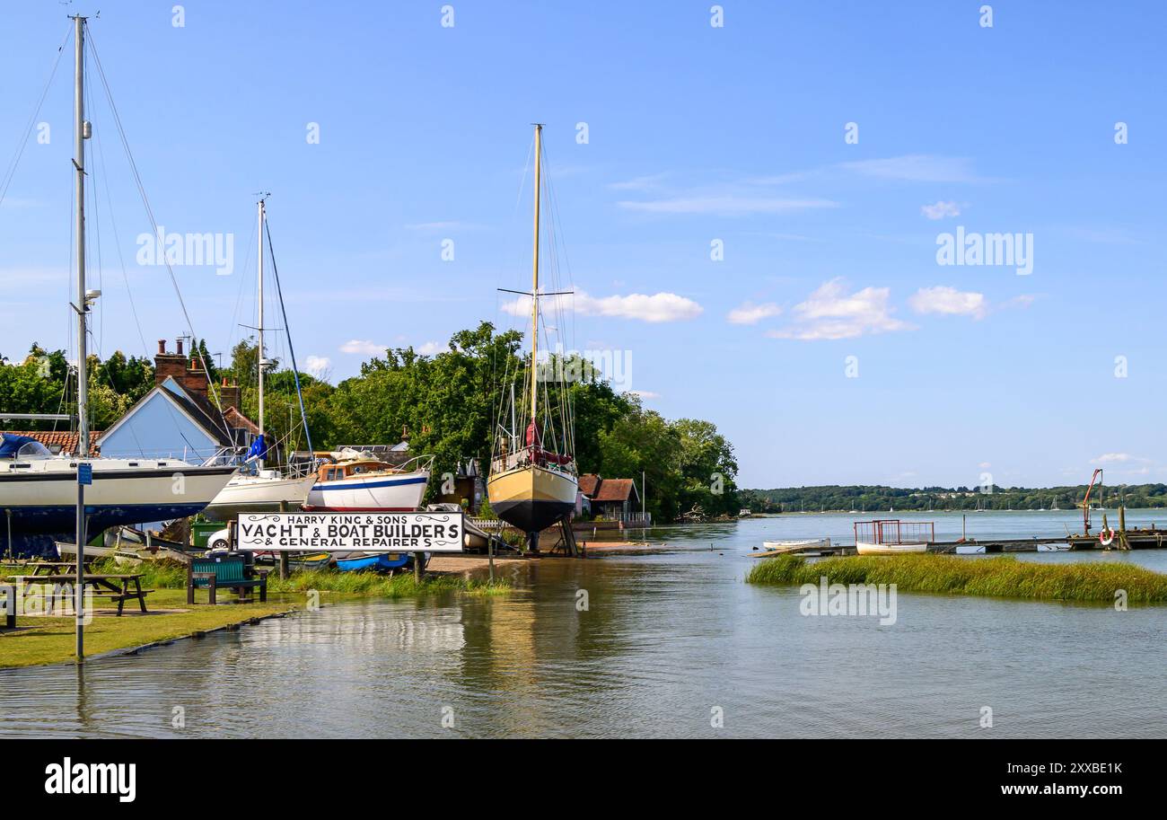 Pin Mill, Suffolk, UK Copyright: Mark Dunn Photography Ltd Stock Photo ...