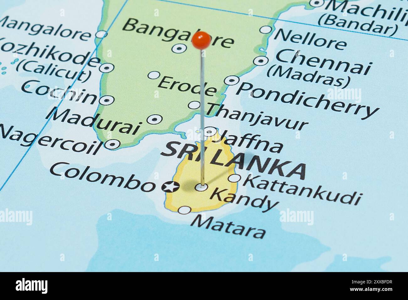 Kandy Sri Lanka Map