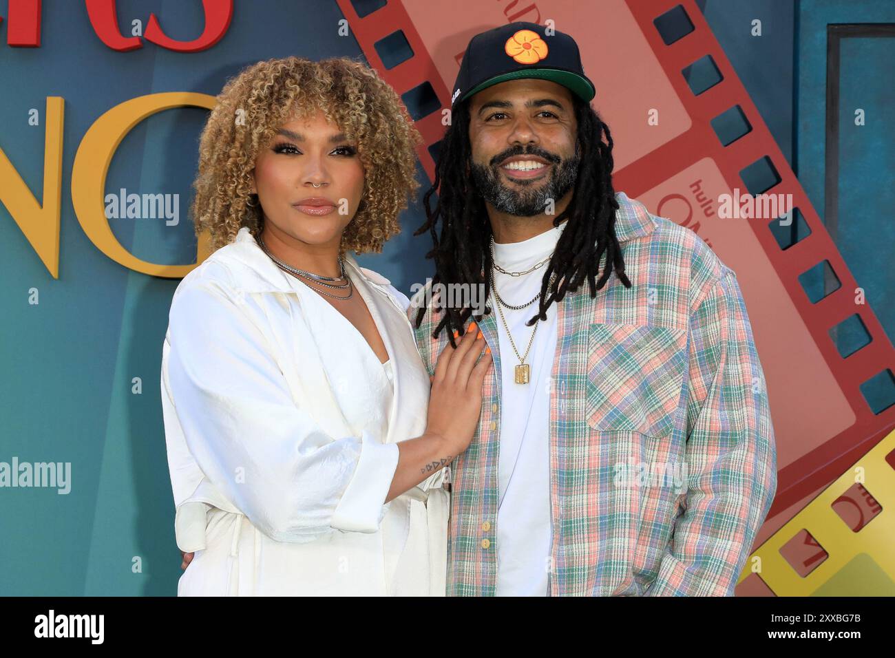 Los Angeles, USA. 22, August, 2024. Pictured left to right, Guest ...