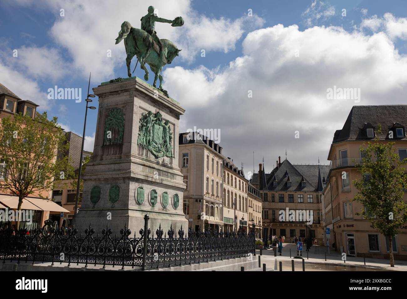 Place Guillaume II, in Luxembourg, Luxembourg, on 22 July 2024 Stock ...