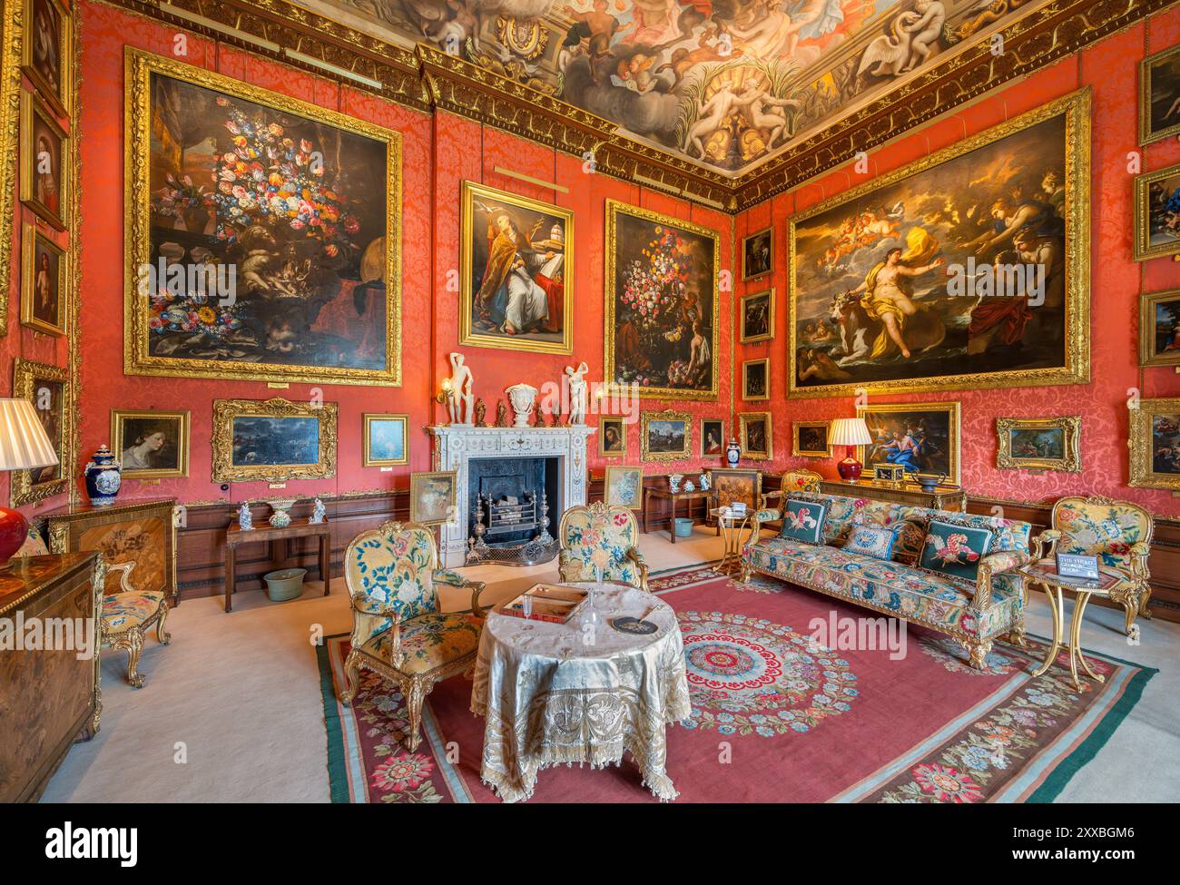 The Third George Room, Burghley House, near Stamford, Lincolnshire ...