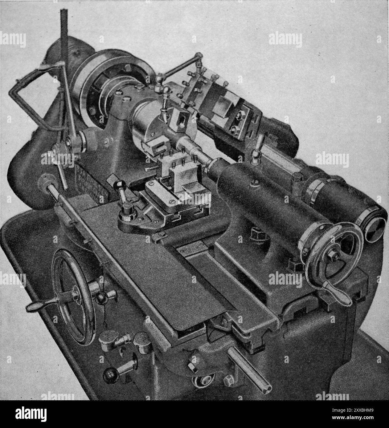 A B.S.A. (Birmingham England) multi tool lathe. This photograph is from ...