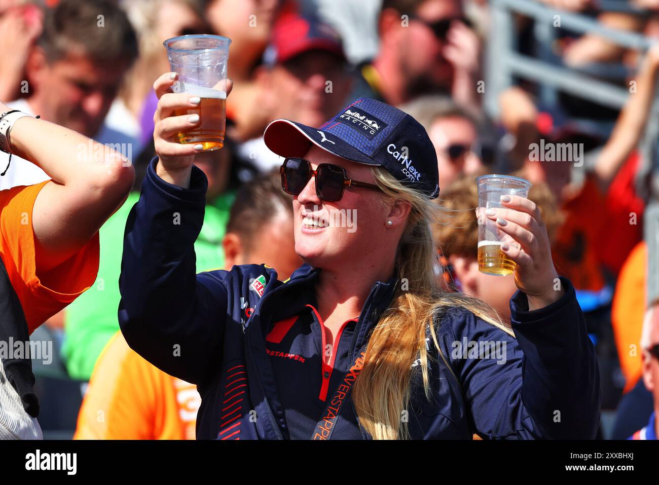 Zandvoort, Netherlands. 23rd Aug, 2024. Circuit atmosphere - fans in ...