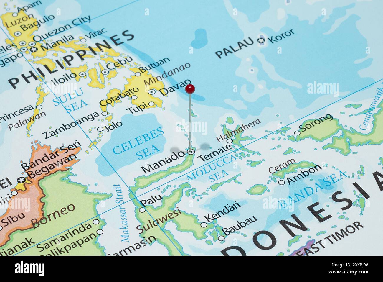 Manado Indonesia Map Location Of Manado City In North Sulawesi,