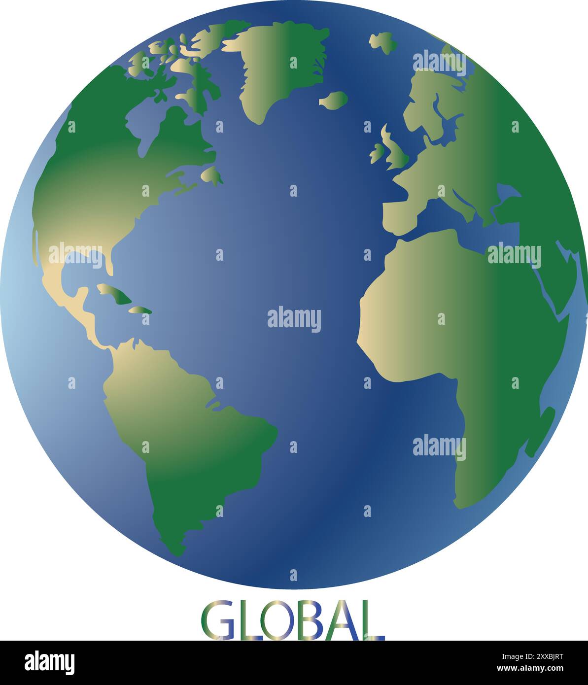illustration of globe vector design on a white background Stock Vector Image & Art - Alamy
