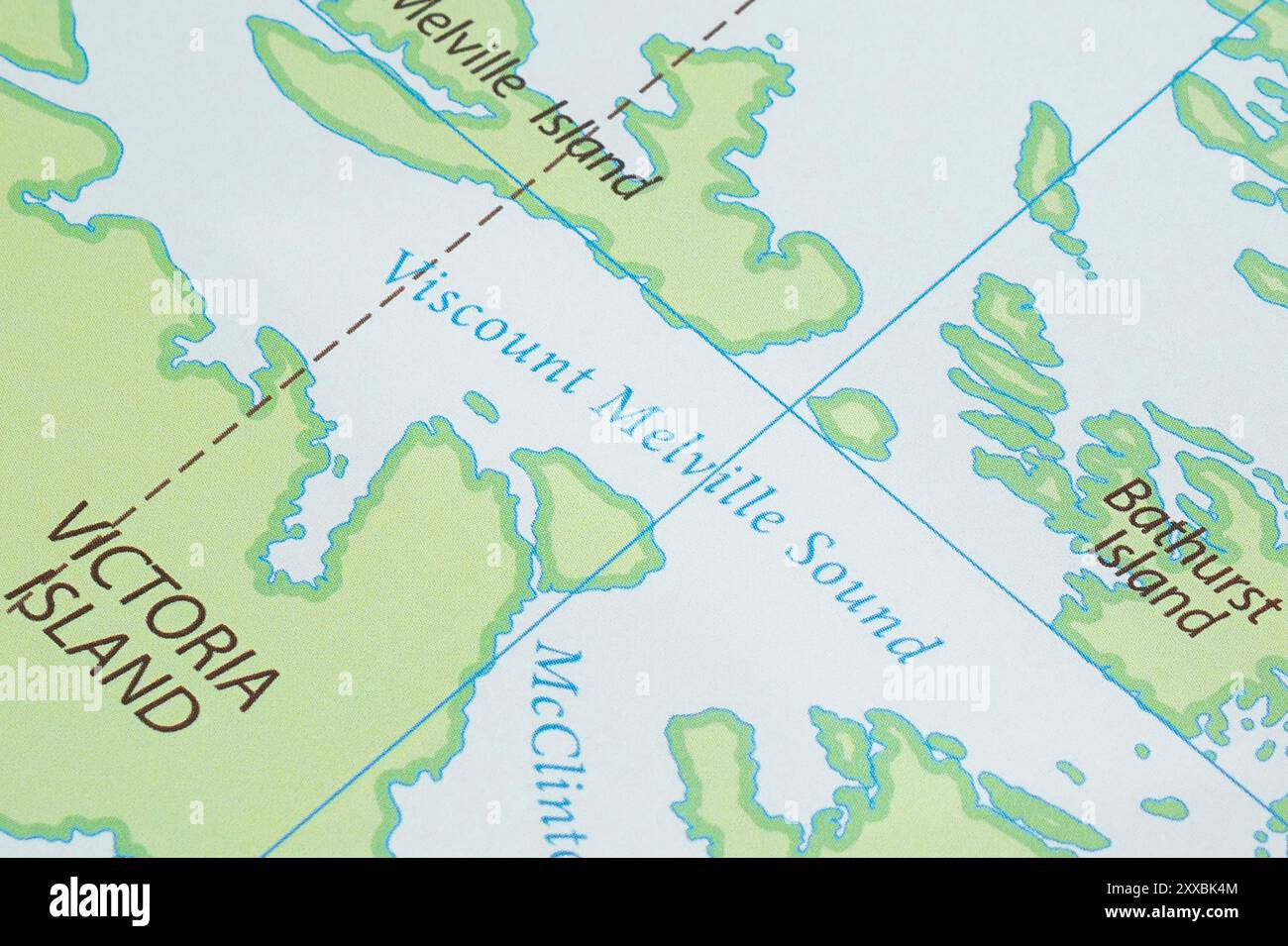 Melville map hi-res stock photography and images - Alamy