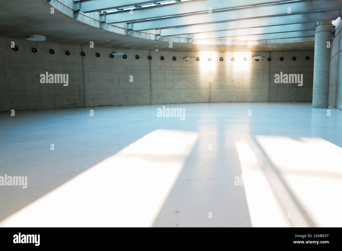 A museum with empty walls. Modern Empty Minimalistic Interior Of ...