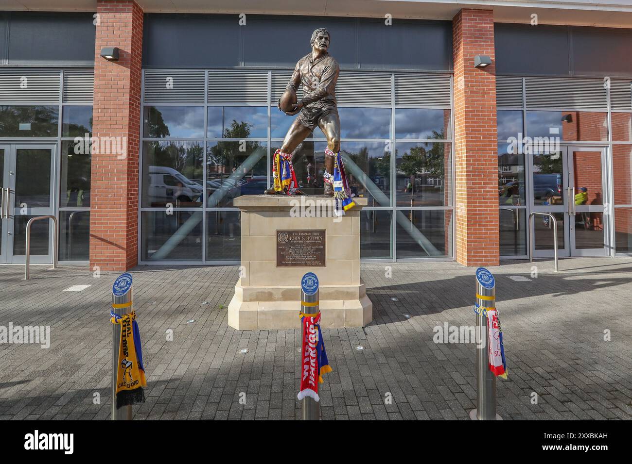 The John S. Holmes statue at Headingley Stadium during the Betfred ...