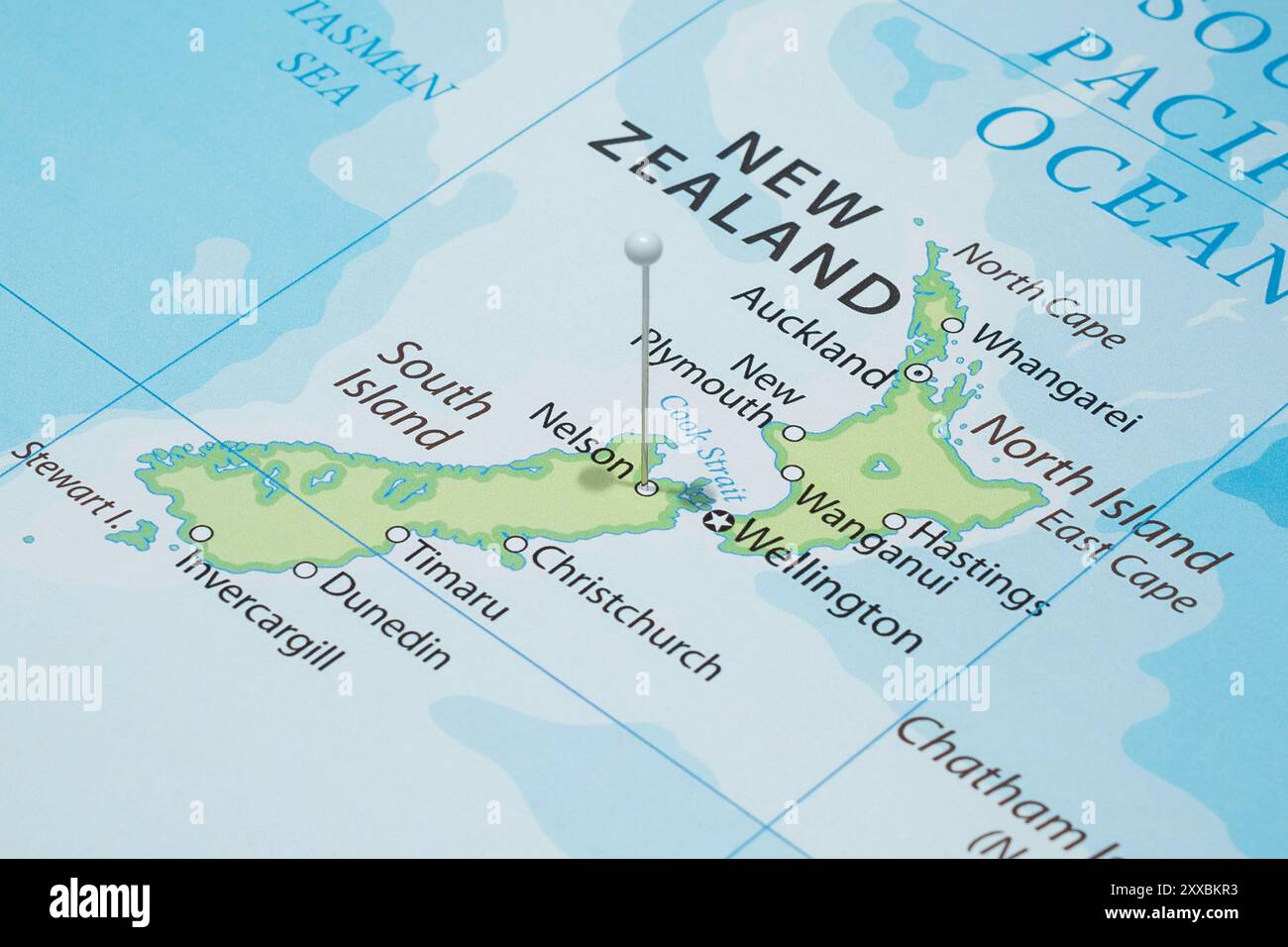 Map of nelson hi-res stock photography and images - Alamy