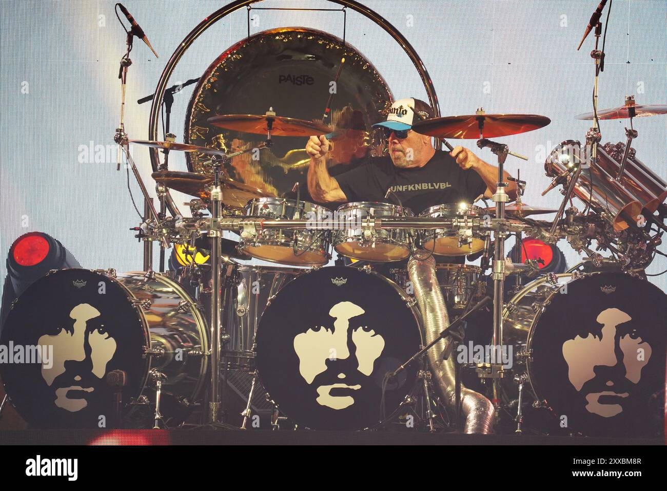 Dallas, United States. 22nd Aug, 2024. English drummer Jason Bonham ...
