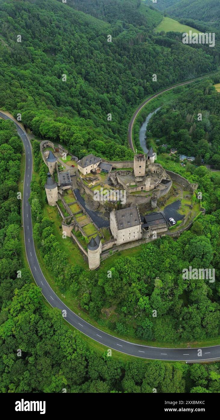 Drone photo chateau de bourscheid hi-res stock photography and images ...