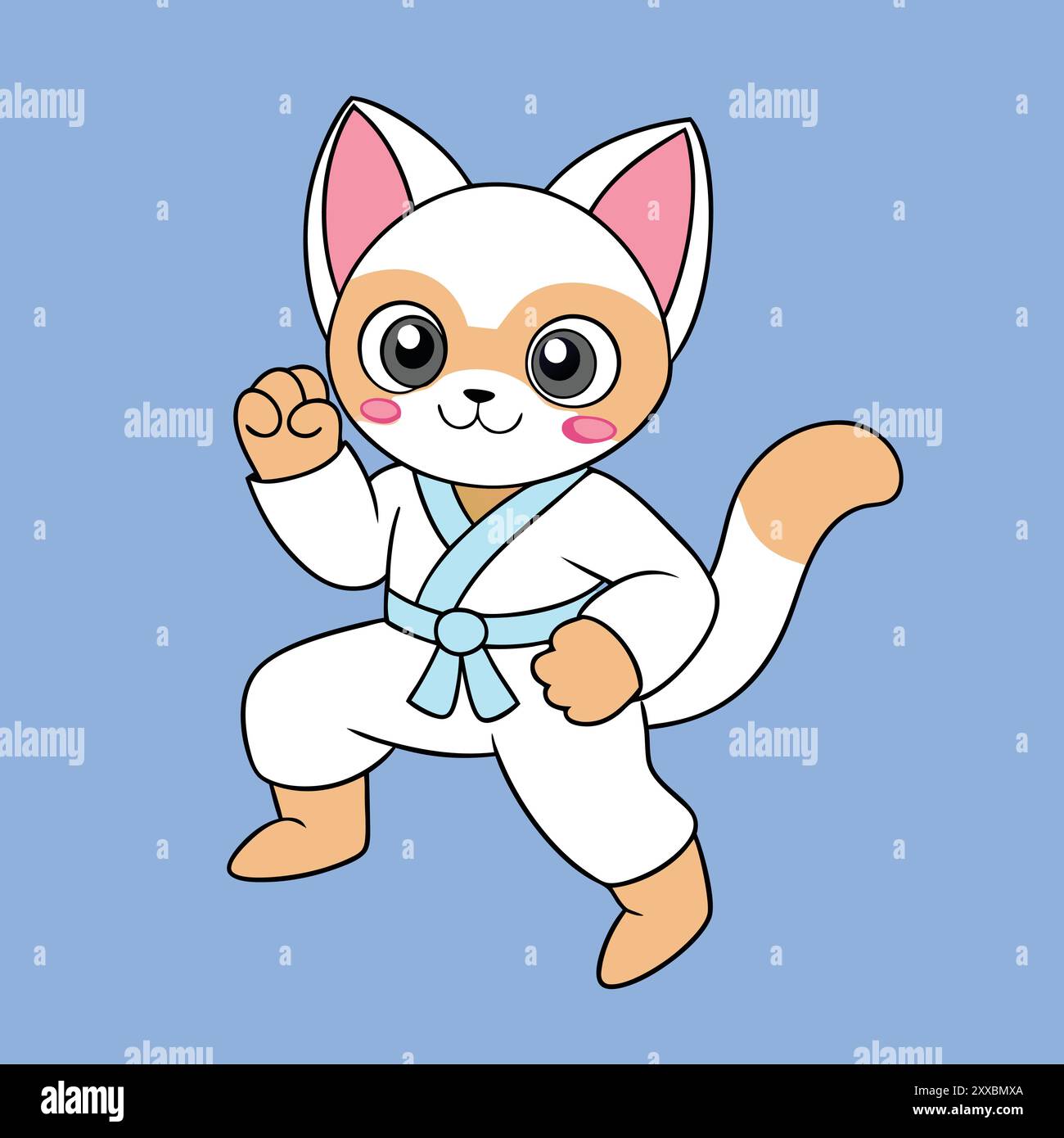 Karateillustration hi-res stock photography and images - Alamy