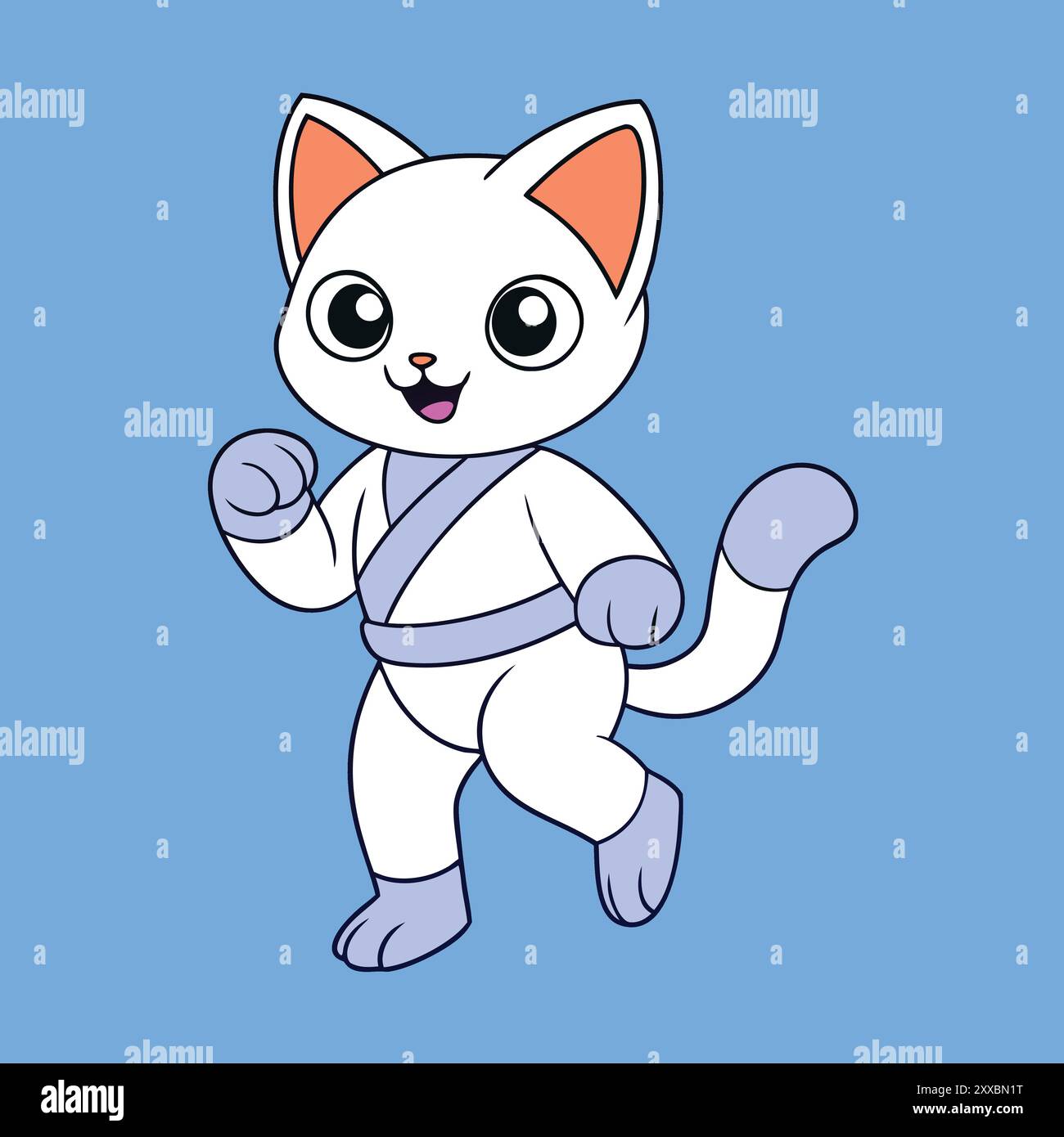 Karateillustration hi-res stock photography and images - Alamy