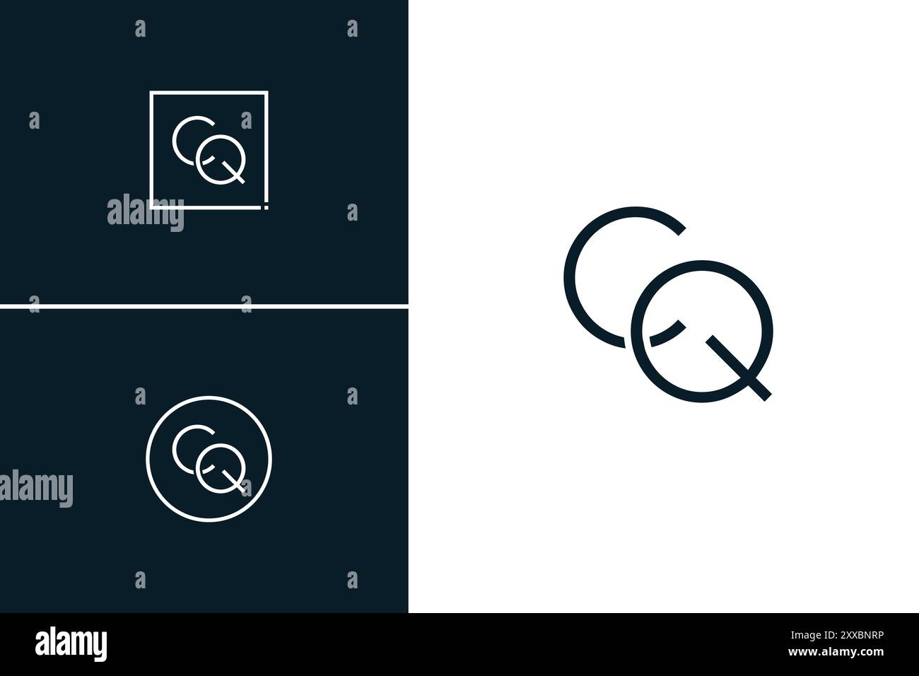 Letter c q c vector hi-res stock photography and images - Alamy