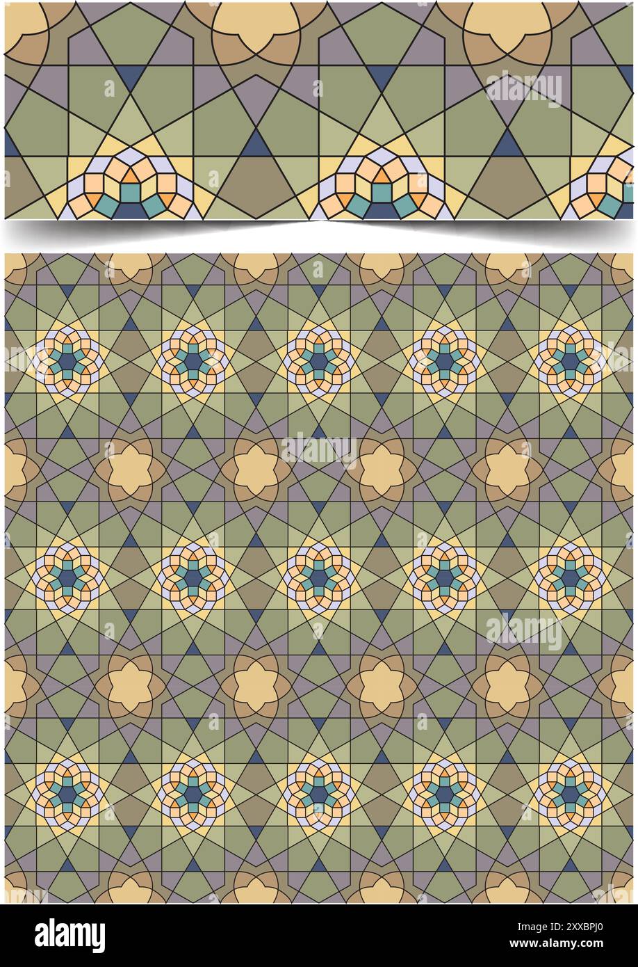 Luxury vector seamless pattern. Ornament, Traditional, Ethnic, Arabic ...