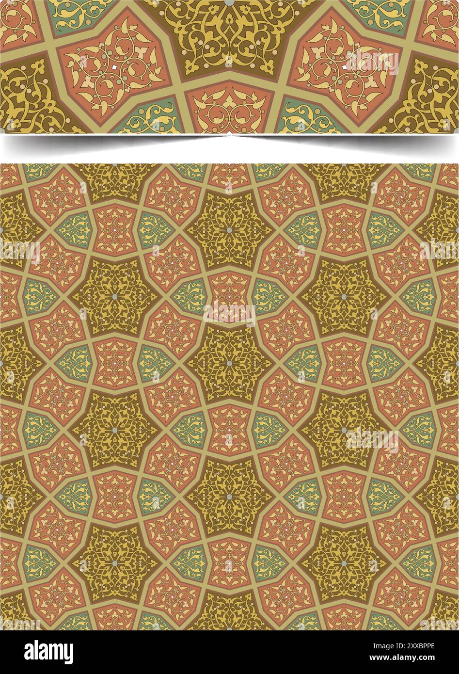 Luxury vector seamless pattern. Ornament, Traditional, Ethnic, Arabic ...